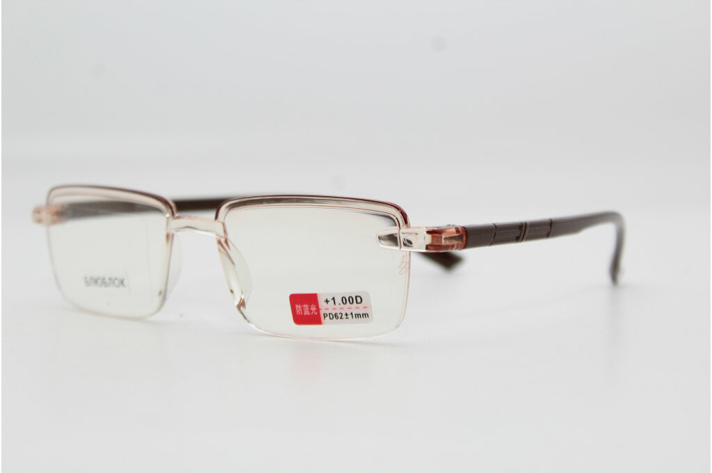 Готовые очки для зрения "Blue Blocker" (коричневые)