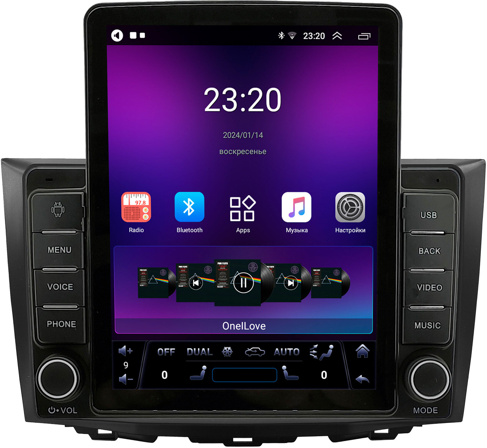 Штатная магнитола Suzuki Kizashi 2009-2014 Canbox GTR095-9-2804 на Android 10 (QLed, 4/64, DSP, CarPlay)