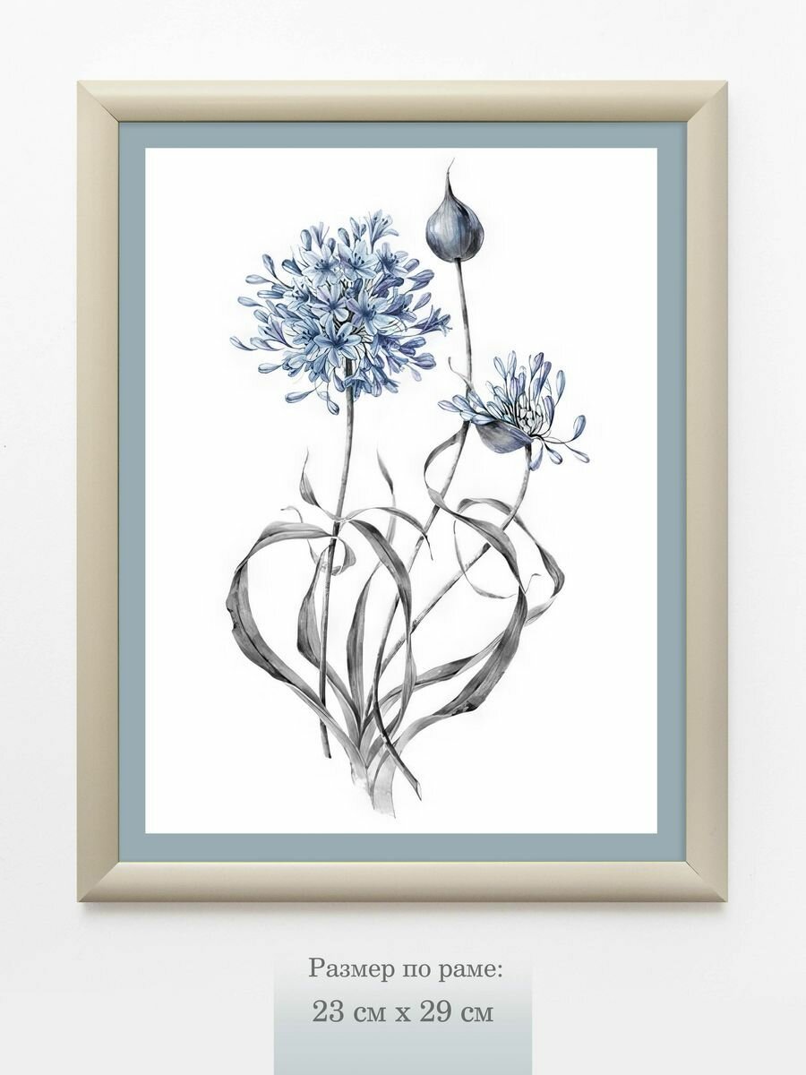 Картина серии "Нежность" на натуральном хлопковом холсте в багетной раме