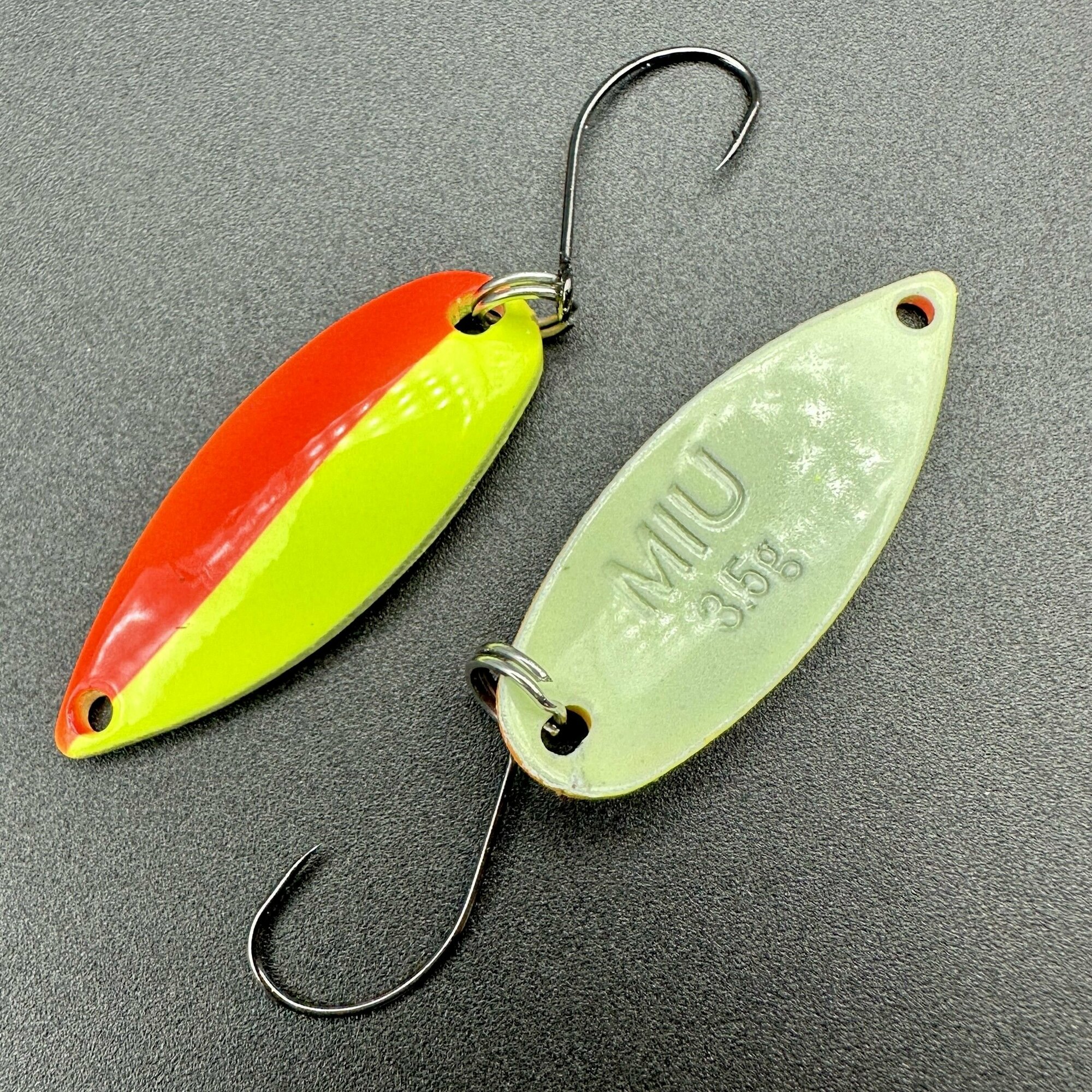 Блесна MIU Forest микроколебалка весом 3,5 грамма для ультралайтового спиннинга. Подойдет для ловли форели, окуня, голавля, жереха, хариуса, щуки и красноперки.