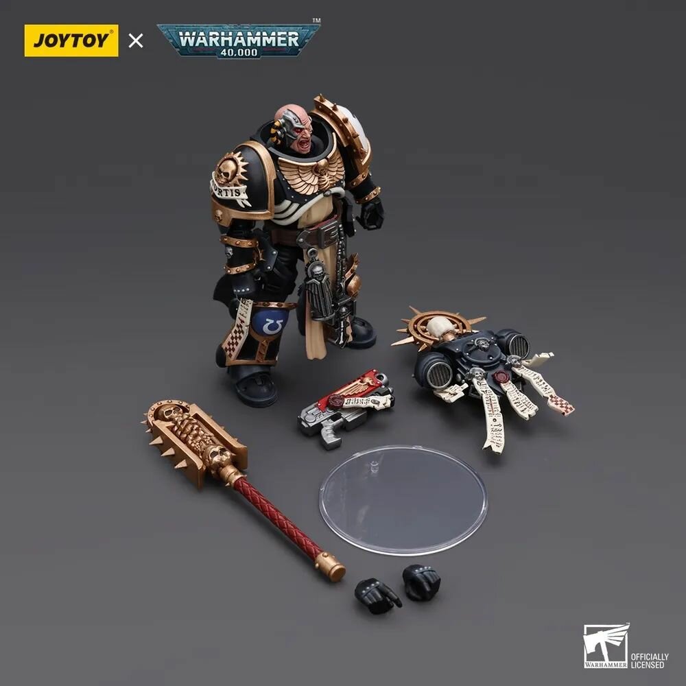 Подвижная фигурка JOYTOY Warhammer 40000 Ultramarines Chaplain Indomitus