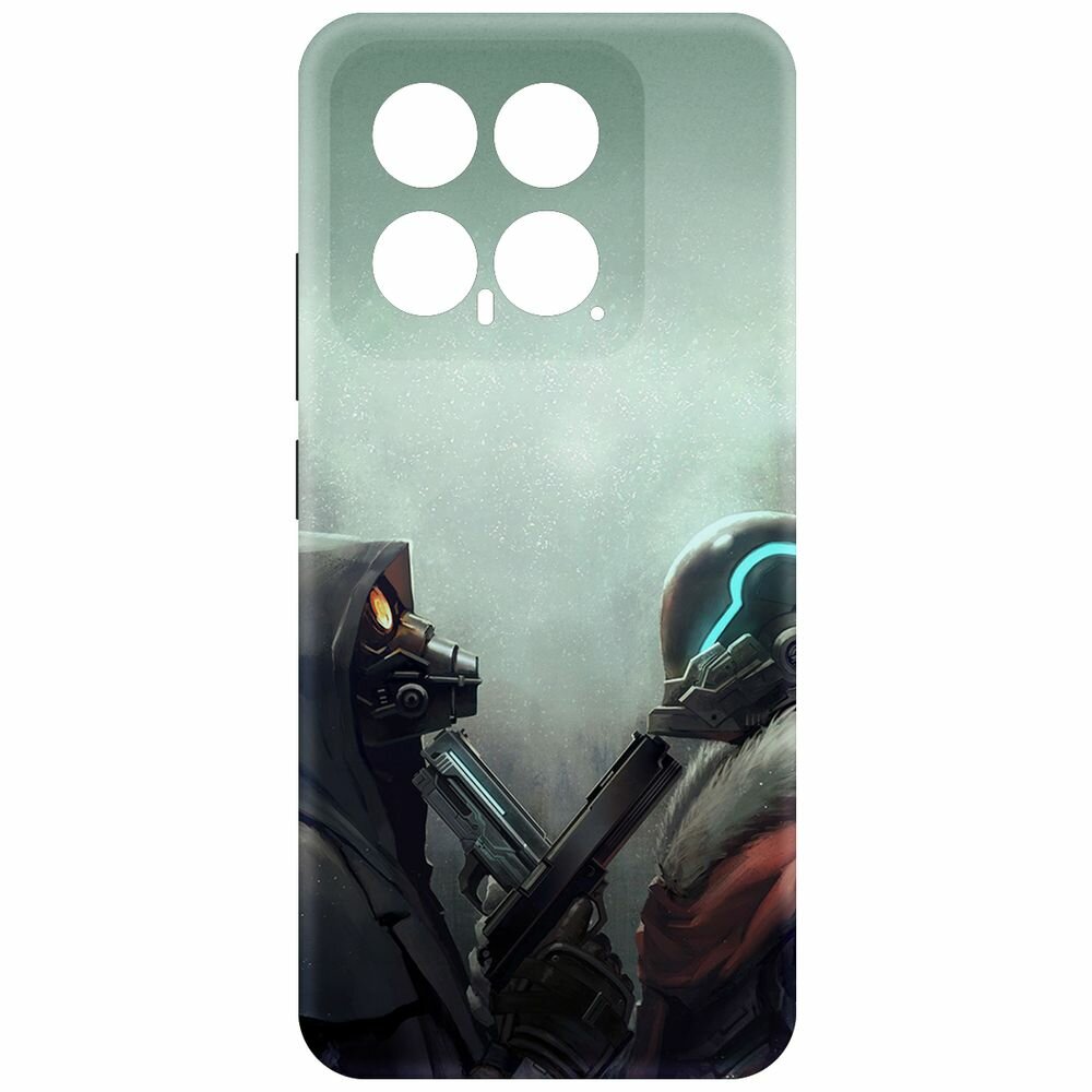 Чехол-накладка Krutoff Soft Case Cтандофф 2 (Standoff 2) - Противостояние для Xiaomi 14 черный