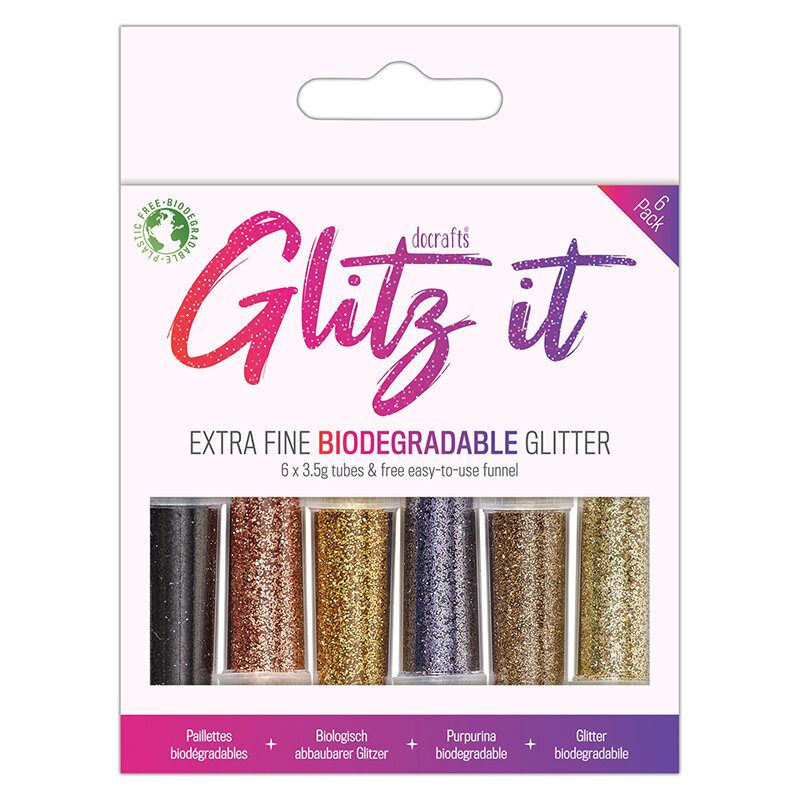 Набор мелких глиттеров Metallics Docrafts GLT401420