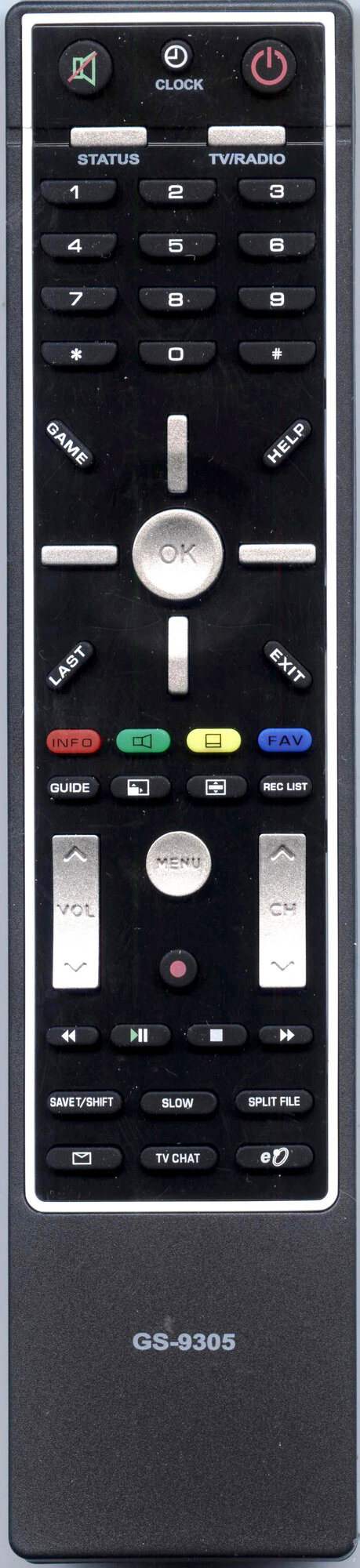 Пульт Huayu для спутникого ресивера General Satellite HD-GS9305B