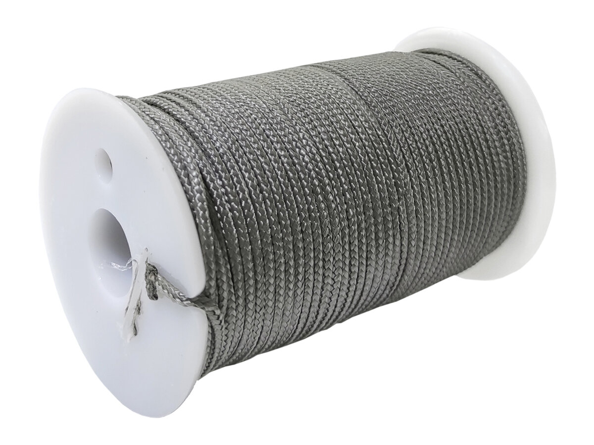 SOLARIS S6302gray-metall Шнур полиамидный на катушке 1,8 мм х 40 м, Серый Металлик