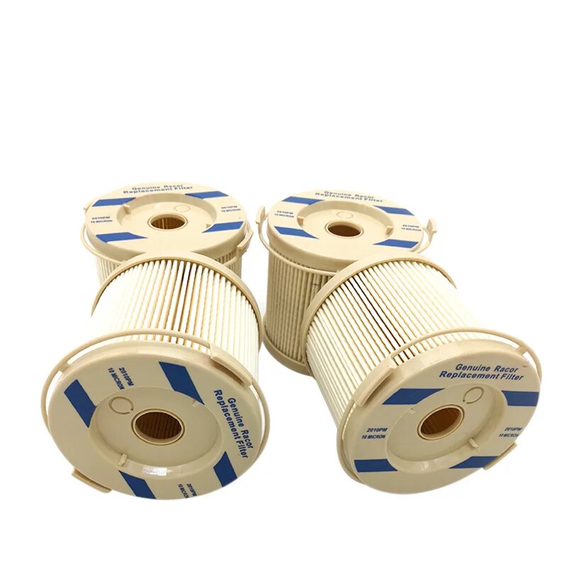 Фильтрующий элемент 2010SM, 2010TM, 2010PM, для 500FG, 500FH дизельного двигателя, топливный фильтр, водоотделитель, замена 2, 10, 30 микрон, 4 шт. 2010TM