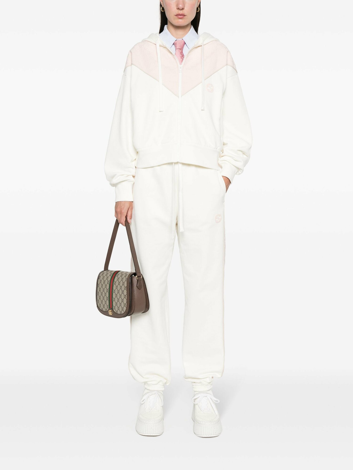 Толстовка GUCCI Interlocking G, размер S, , разноцветный — фото 1