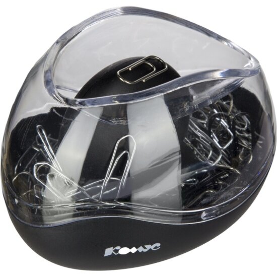 Скрепочница Комус магнитная 200107 с вращающимся колесиком