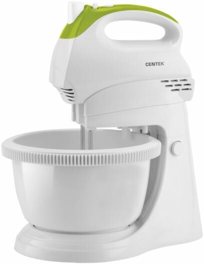 Миксер CENTEK CT-1119, 350Вт, 2,5л, 5скоростей, вращение чаши