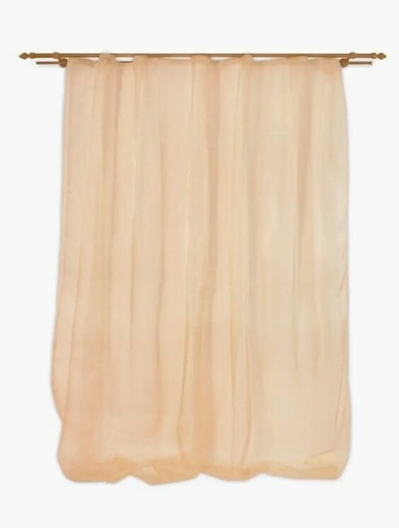 Штора Organza 030 Tule 145х260 см, шампань