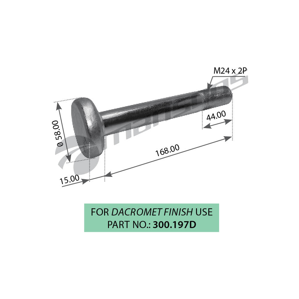 MANSONS 300.197 болт рессоры
