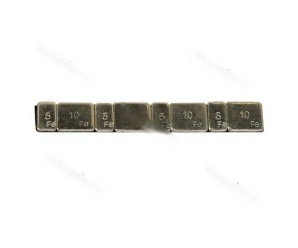 Грузик балансировочный самоклеящийся 5гр 10гр по 4шт norm цинк