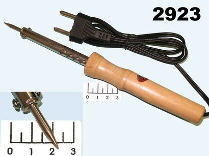 Паяльник 220V 18W ЭПЦН с деревянной ручкой