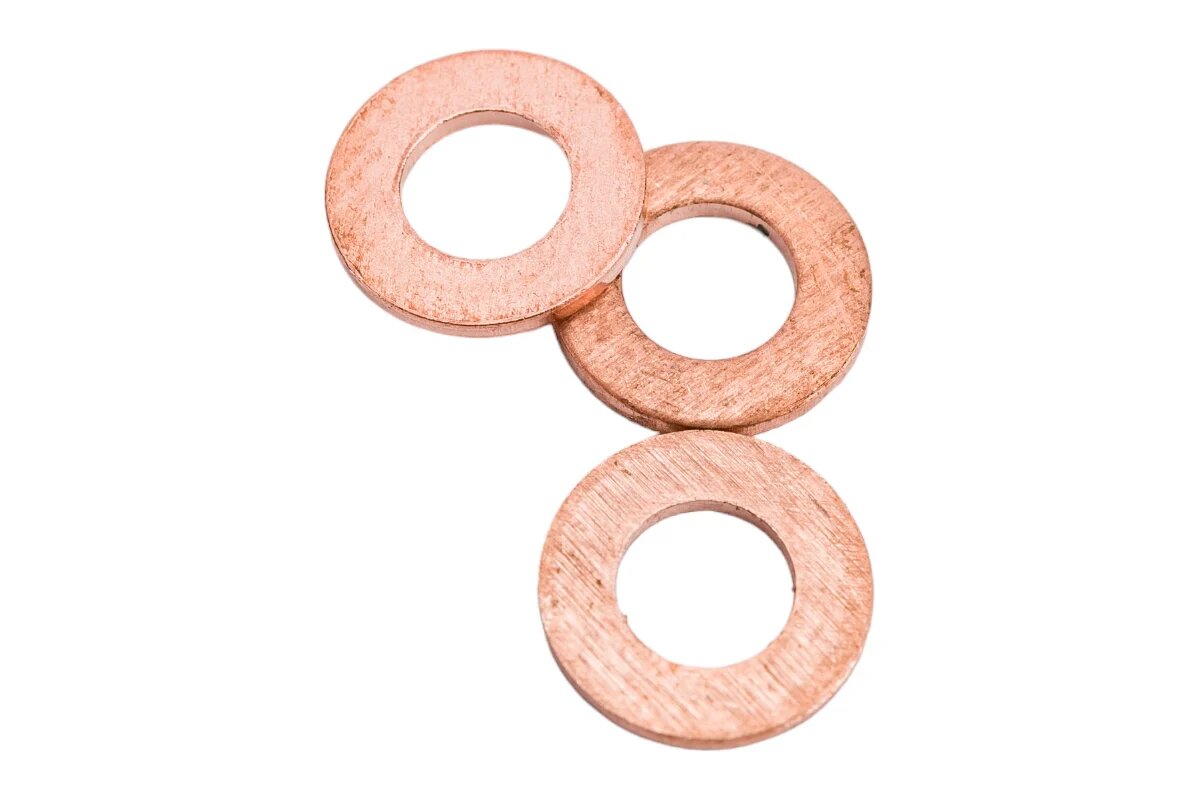 Insparion медная шайба 5x10x1.0 мм, класс точности А, партия 10 шт, код ЕВ-00000042