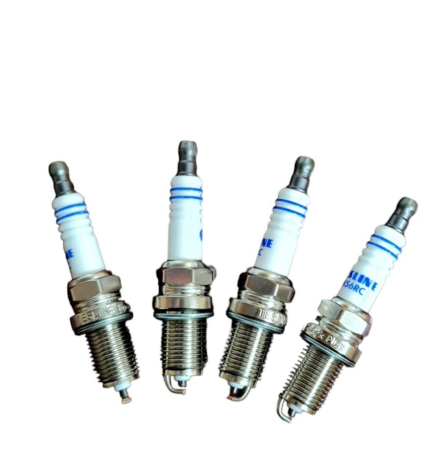 Свечи зажигания LADA Largus, RENAULT Logan комплект 4шт. двигатель Рено 16V (TKS6RC) TL28 " TESLINE"