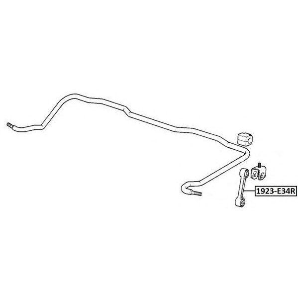 Стойка стабилизатора задняя для автомобиля BMW, ASVA 1923-E34R (1 шт.)