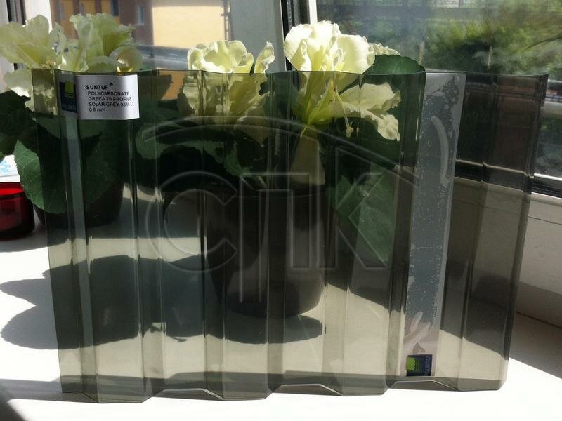 Профилированный поликарбонат цветной 1,3х1050х3000 мм