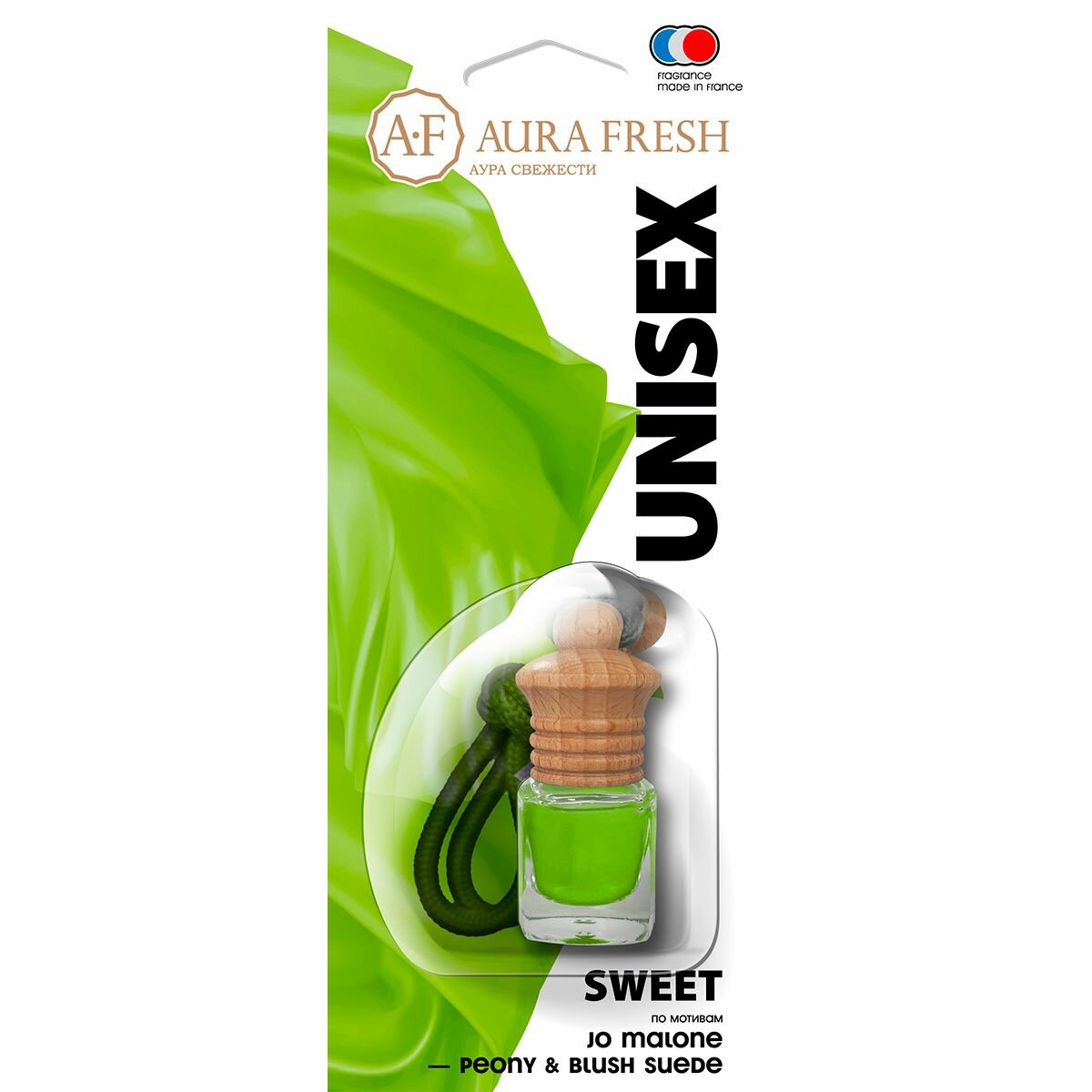 Ароматизатор подвесной UNISEX Sweet (пион, яблоко, жасмин) 6 мл