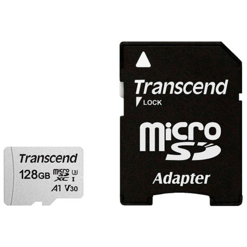 Карта памяти Transcend TS128GUSD300S-A 128 ГБ