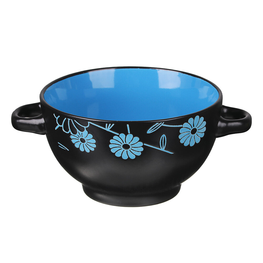 Бульонница, суповая тарелка, керамика, Объем 550мл,