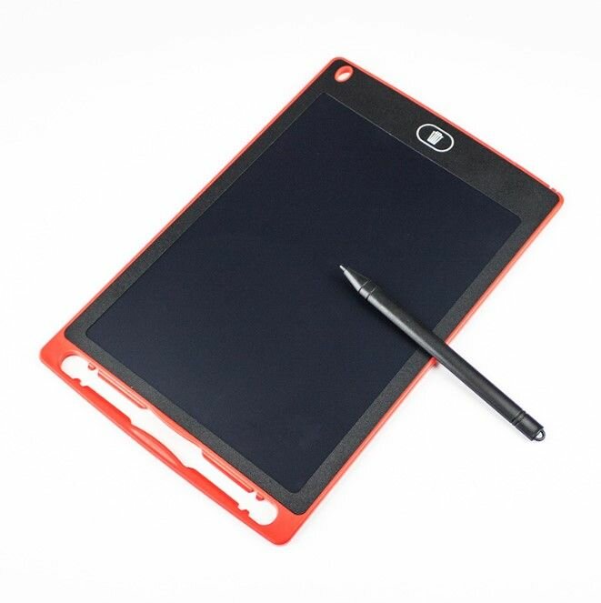 Планшет детский для рисования 8,5" красного цвета