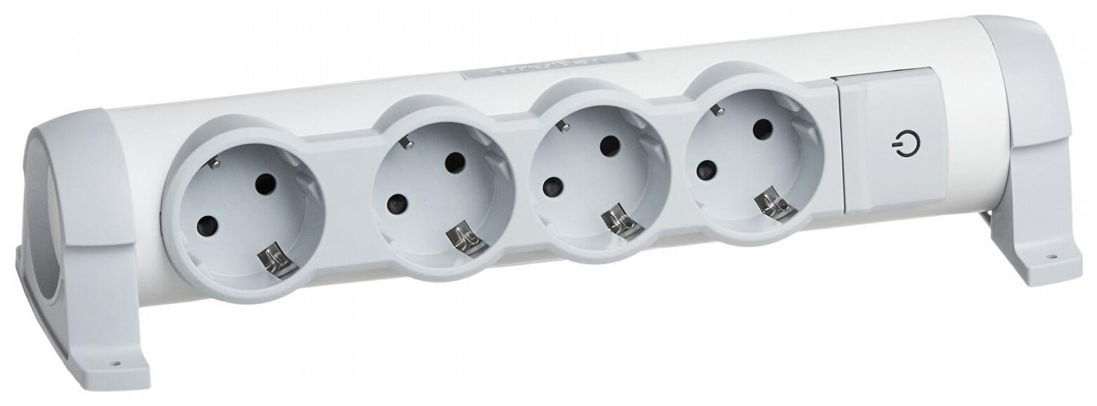 Legrand Колодка удлинителя 4-м без кабеля с заземл. Комфорт Leg 694629