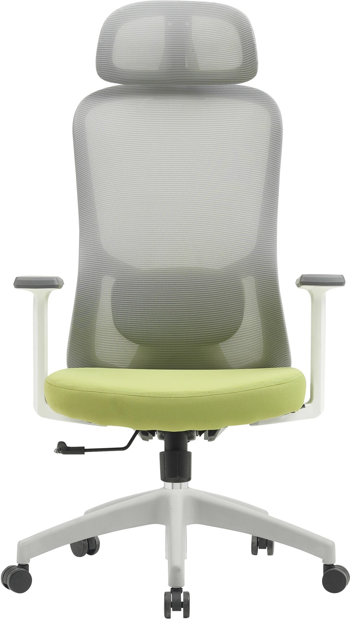 CS-GMC515-GYGN / Кресло Cactus CS-GMC515-GYGN, на колесиках, сетка/ткань, салатовый