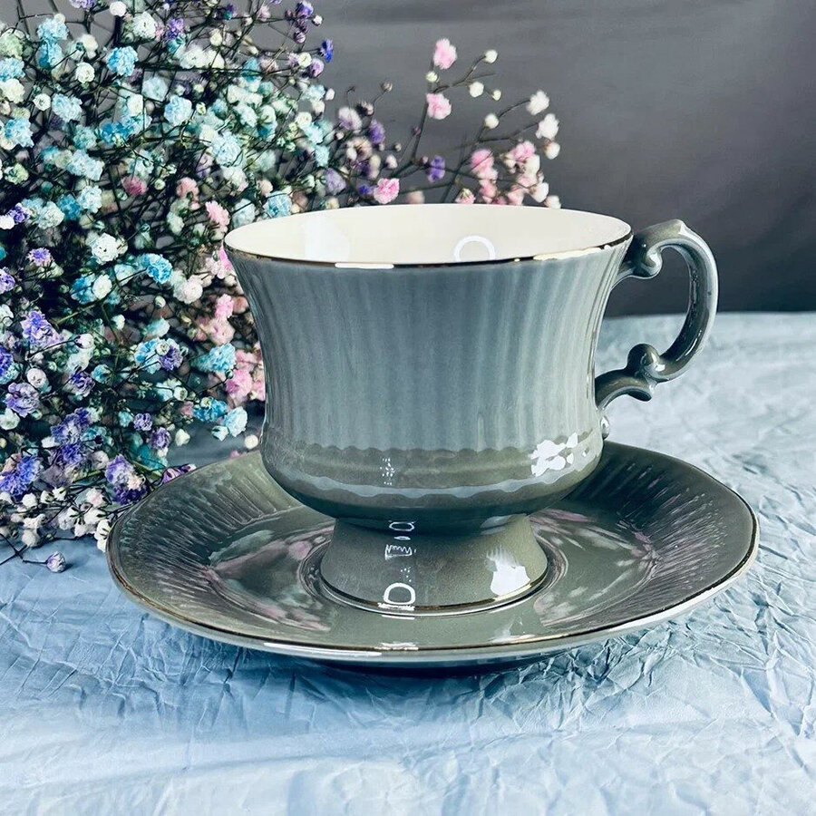 Чайный набор 12 пр Lenardi, фарфор, 240 мл