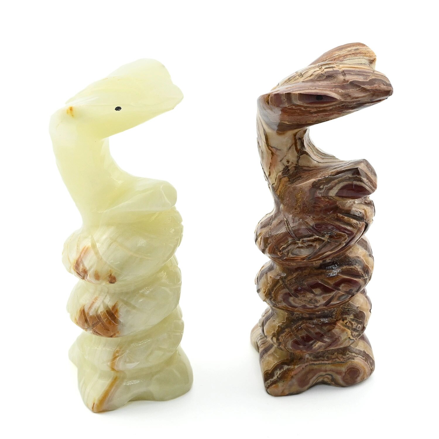 Змея из оникса №5 (50*50*130 мм) .