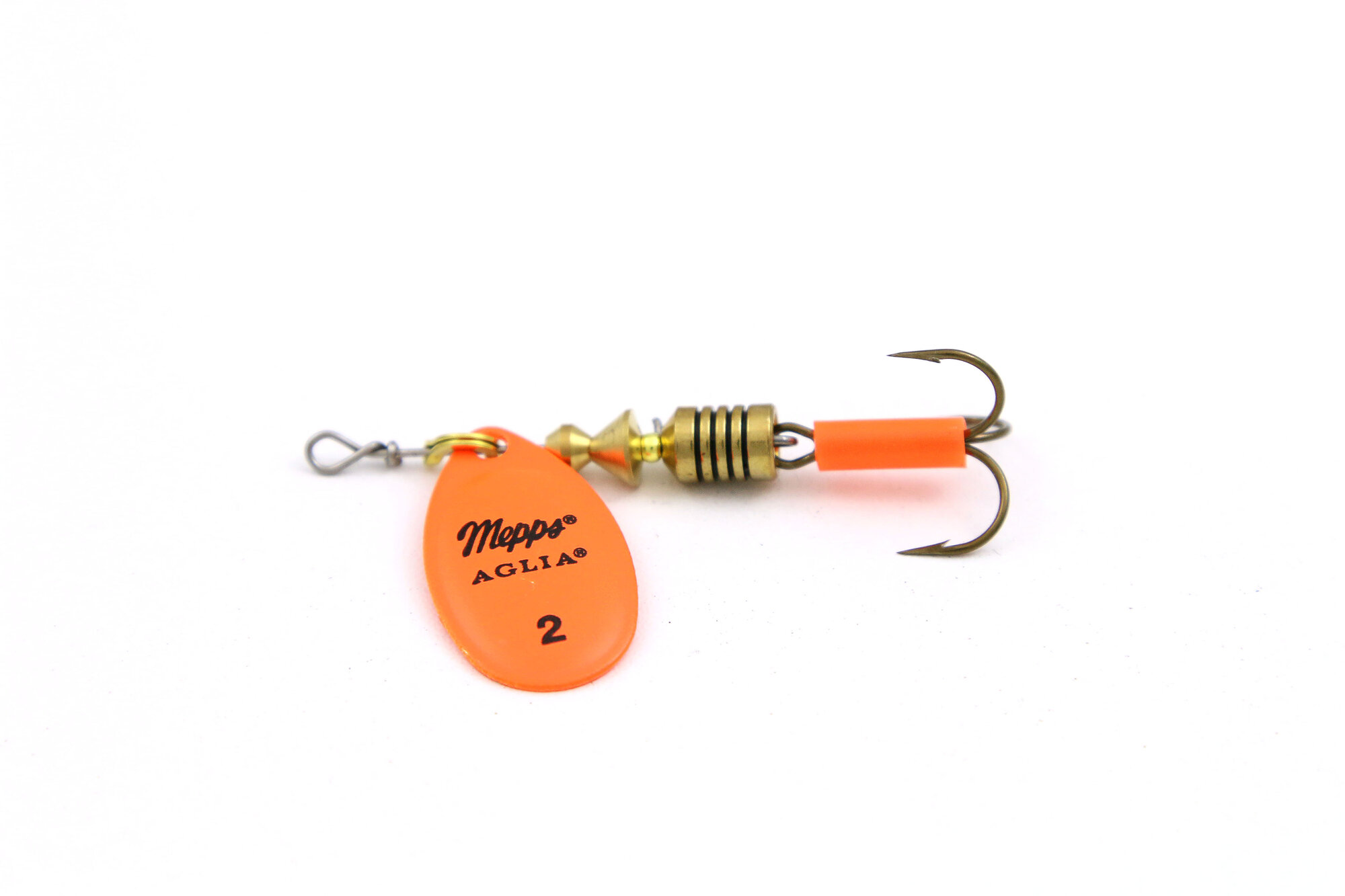 Блесна вращающаяся MEPPS Aglia Fluo 4.5г №2 #Or