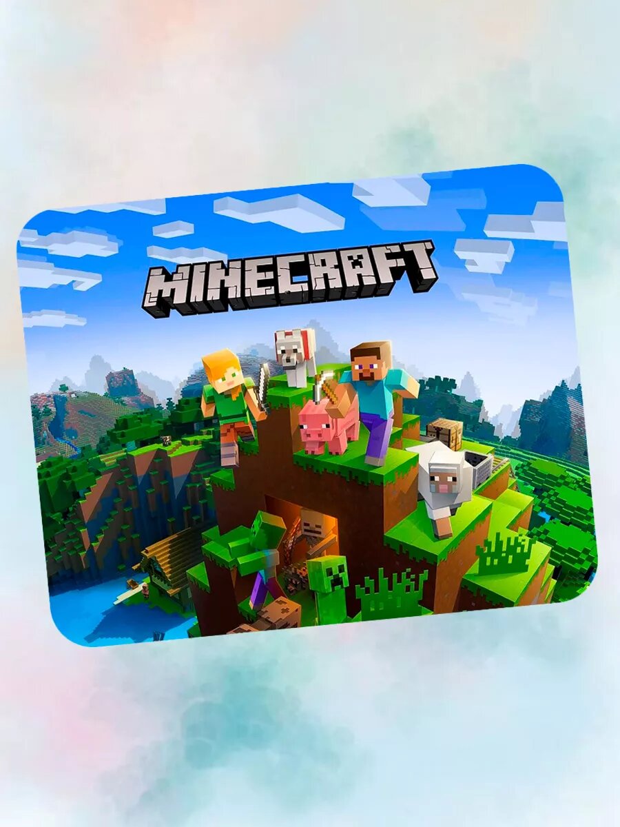 Коврик компьютерный "Майнкрафт"