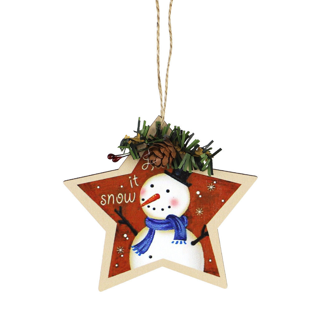 Рождественский знак, подвесной кулон, сельский дом, бляшка с оленем, декор двери рождественской елки