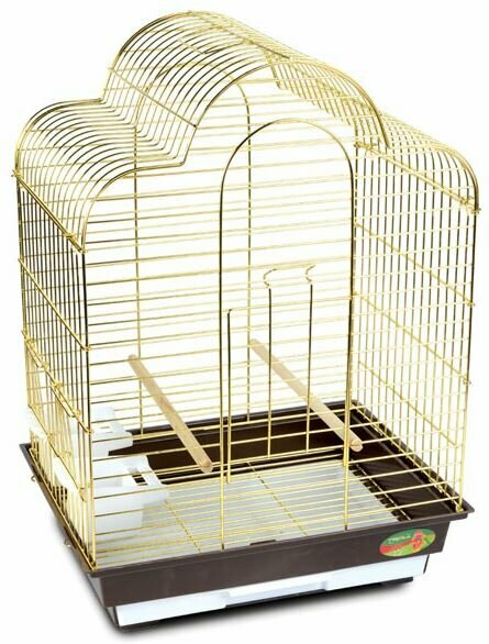 Triol Клетка для птиц , золото, 46,5*36*65 см (6113 G) 3.9 кг