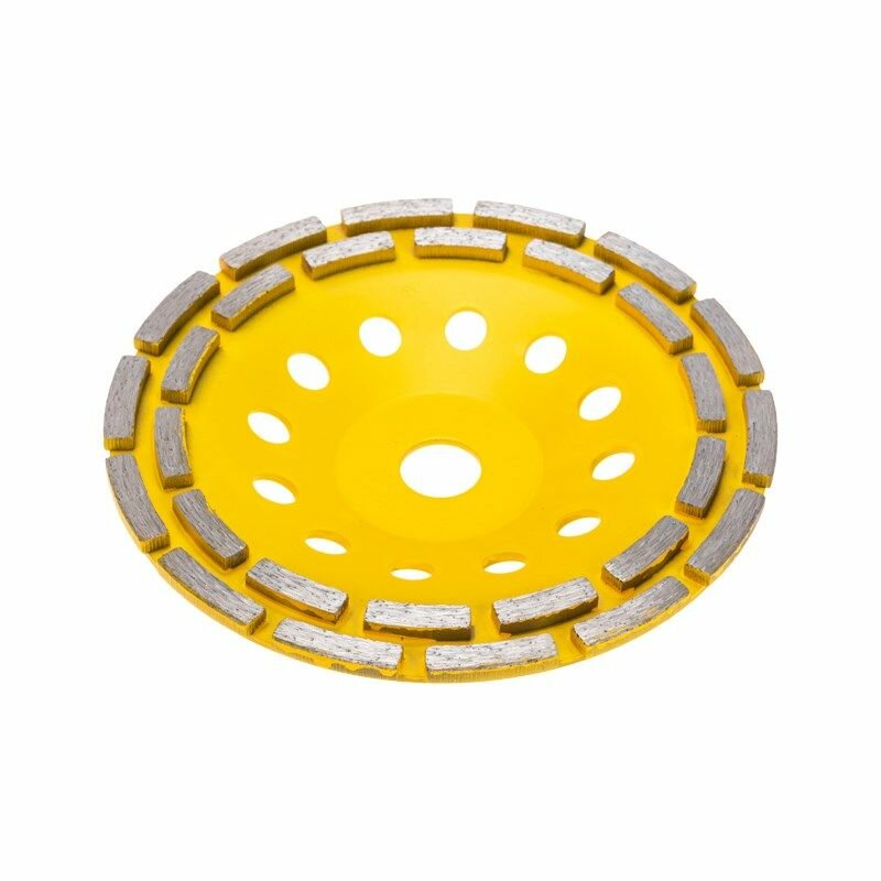 Чашка алмазная шлифовальная, двухрядная, 180х22,2мм KRANZ