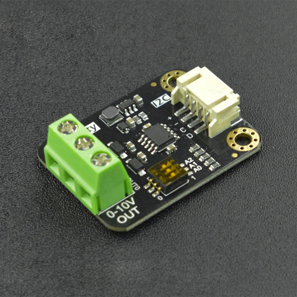 DFRobot модуль ЦАП GP8101S/GP8211S/GP8403/GP8413 1/2 канала 8/12/15 бит 0-5В/10В I2C to DAC 2 CH 10V