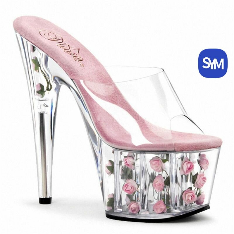 Обувь эротическая бледно-розовый ,45