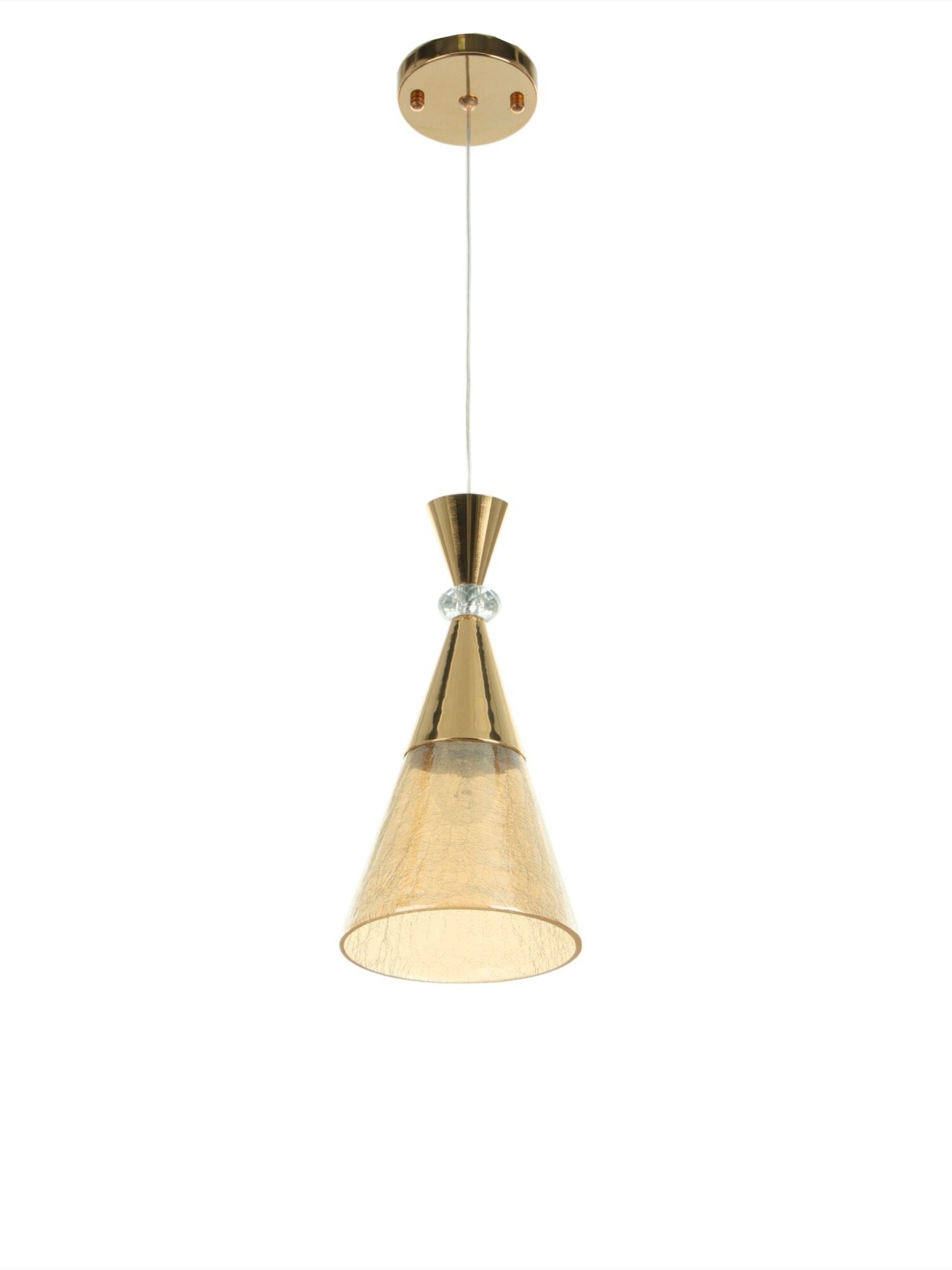 Светильник BayerLux «Рианна», E27, 40 Вт, современный стиль, золотой