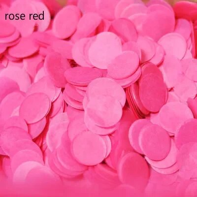 Конфетти из бумаги eTya, 10 грамм, 20 цветов Розовый, rose red