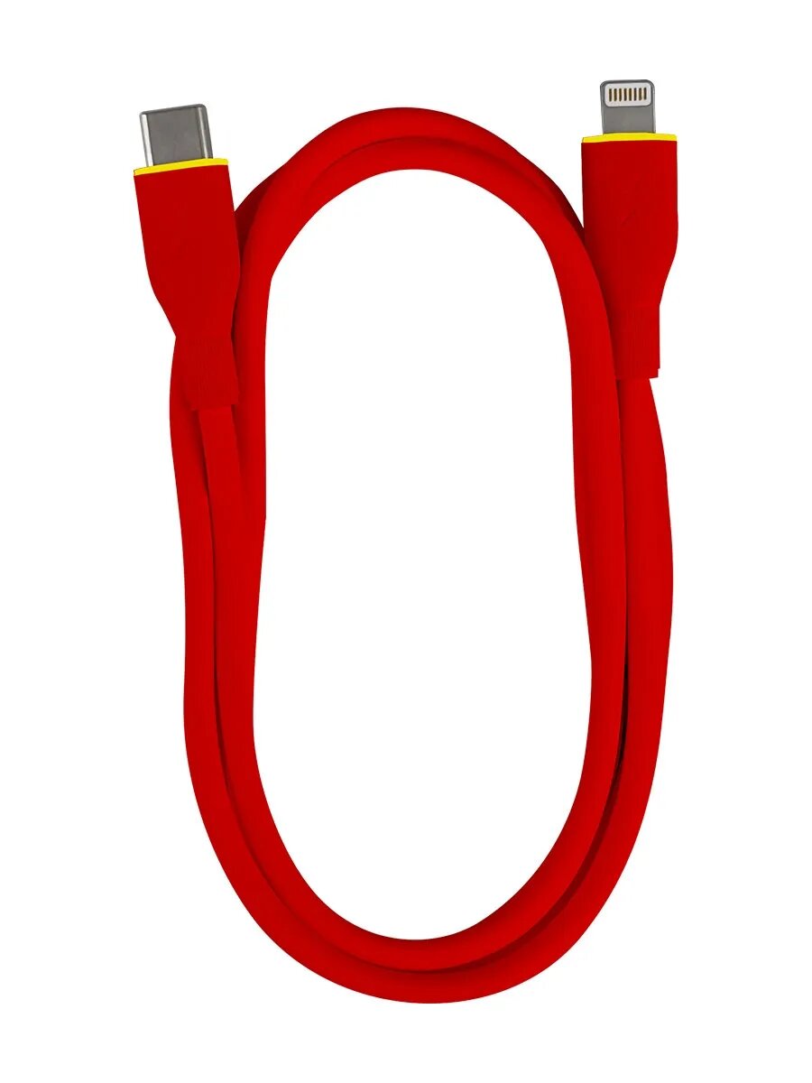 Кабель Gal USB-C to Apple Lightning 1m Red универсальный для iPhone