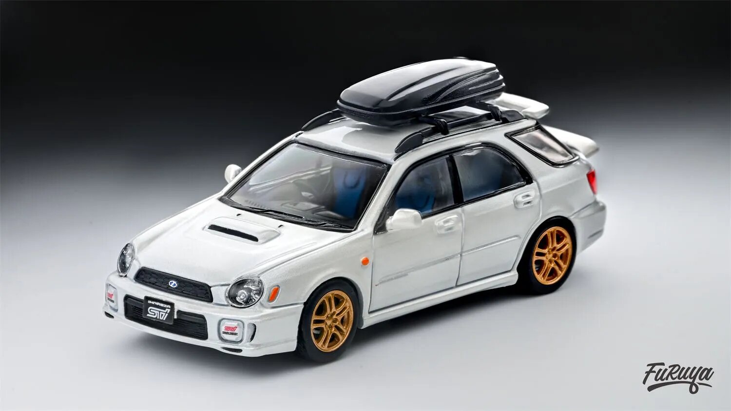Furuya 1:64 SUBARU Impreza WRX STi 7 Легковая модель автомобиля