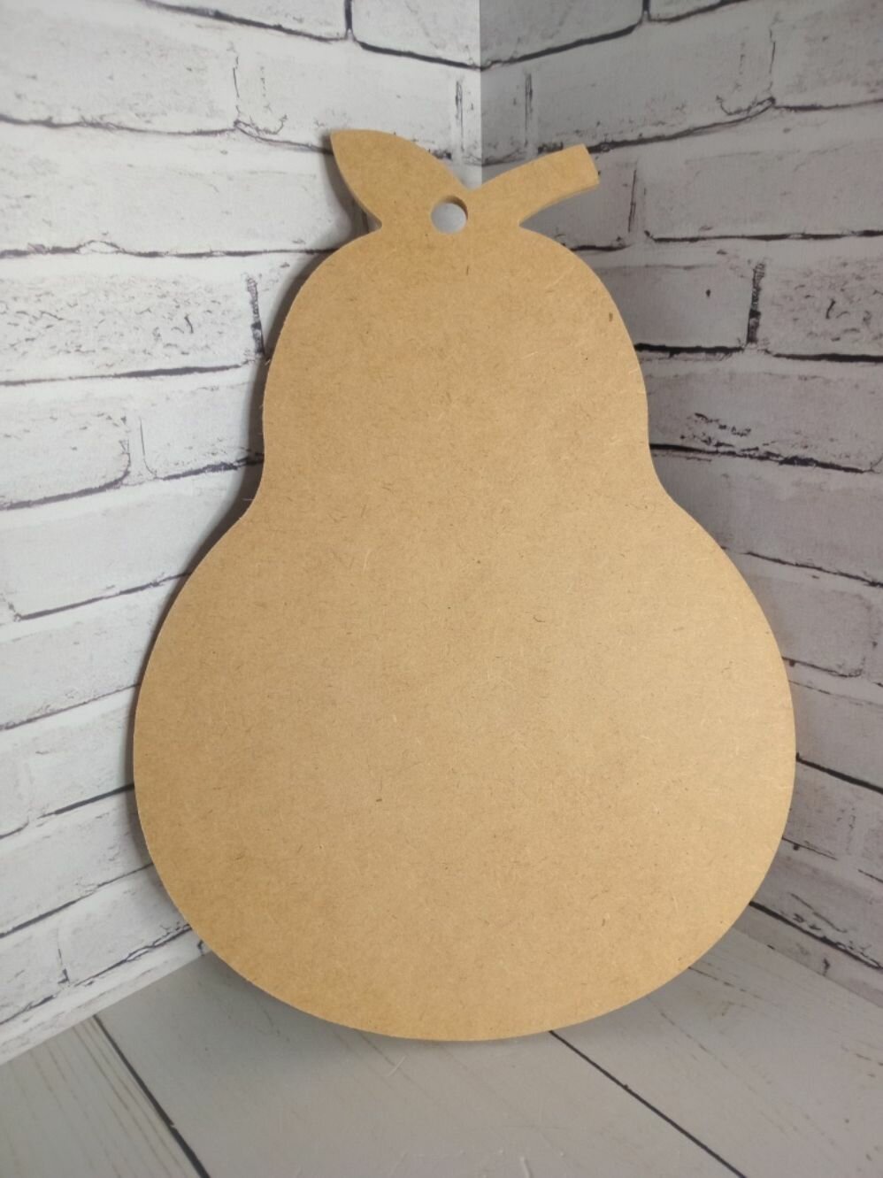 Заготовка для росписи доска Груша 29*20 см плоская из мдф