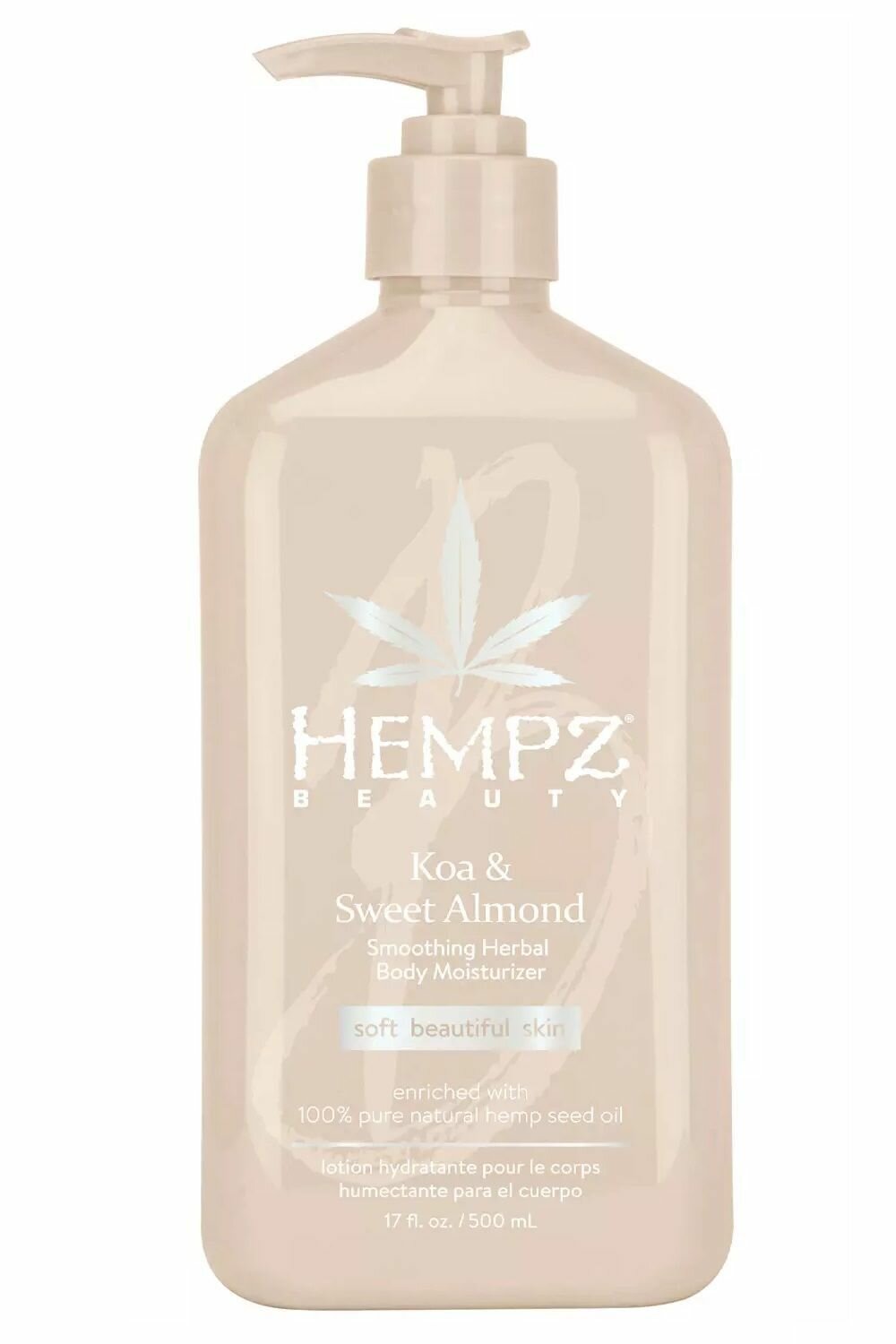 Увлажняющее молочко для тела Hempz "Коа и сладкий миндаль", 500 мл