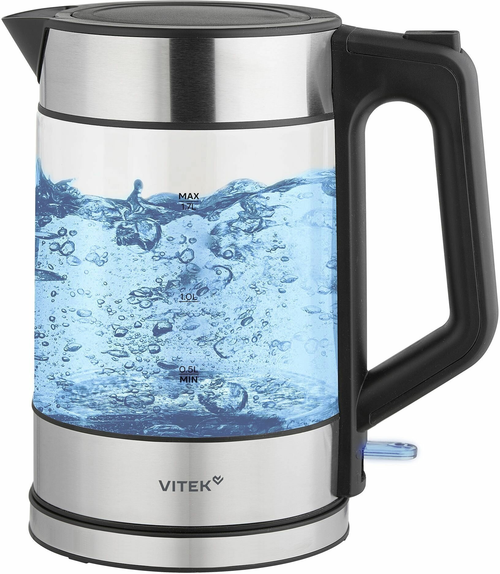 Электрический чайник VITEK VT-WK1013, с подсветкой, автоотключение, 2200 Вт