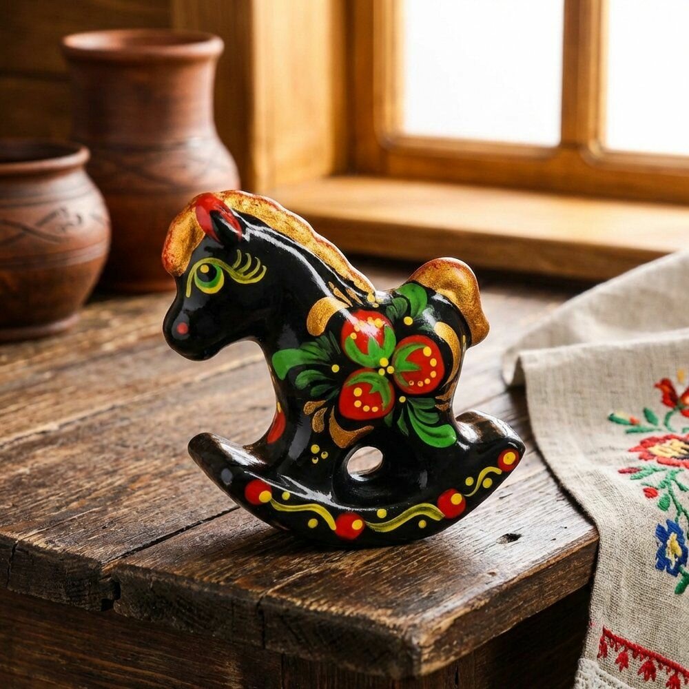 Фигурка "Лошадка-Качалка" мал. хохлома A2193130