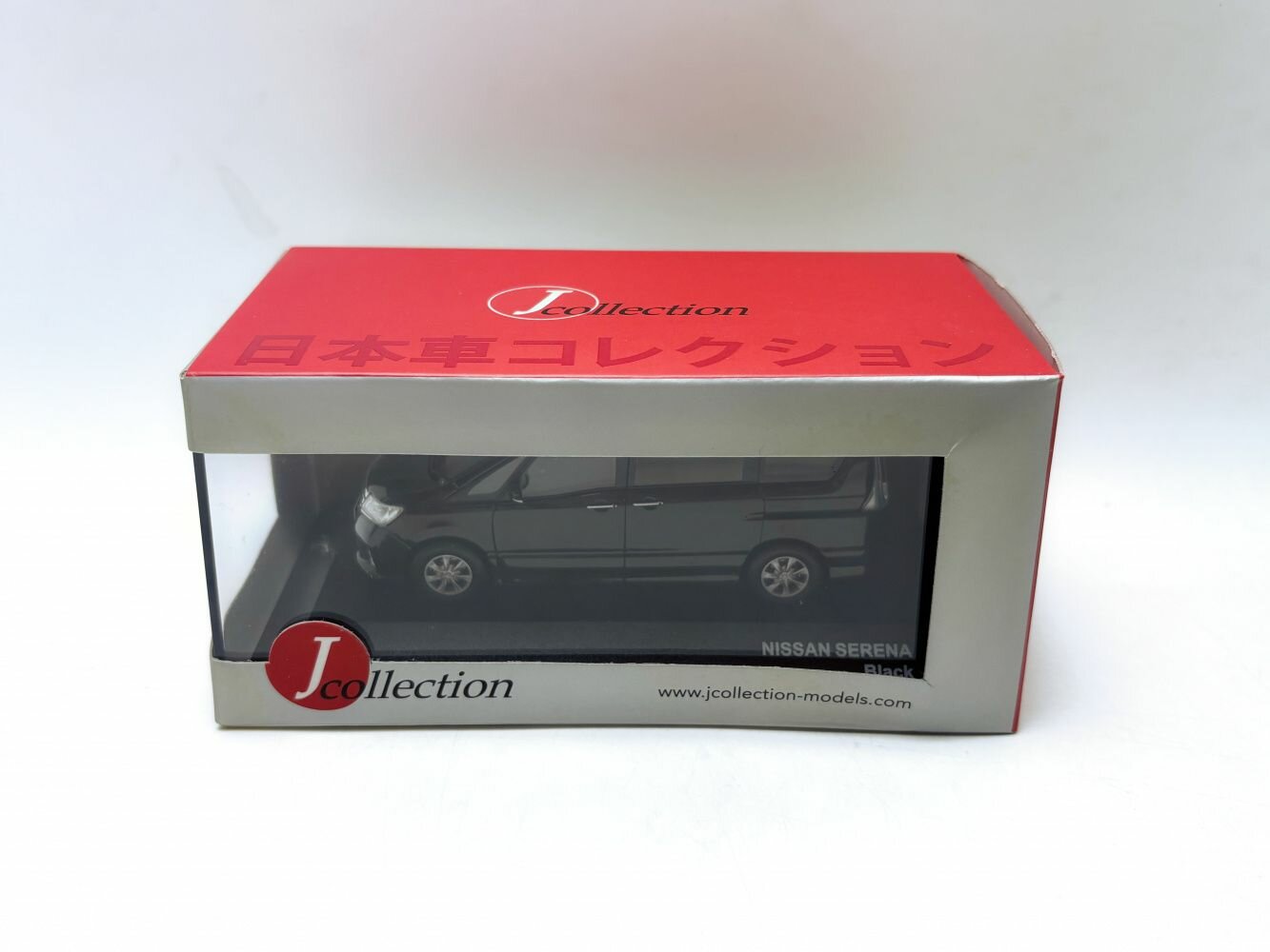 Kyosho 1/43 Nissan Serena Черная модель автомобиля из литого металла