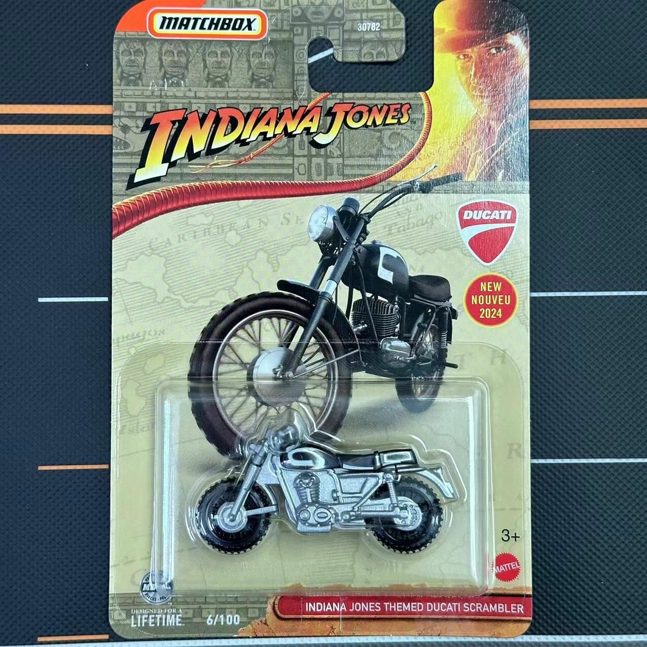 Hot Wheels Мотоцикл Модель Мотоцикла 1:64 Масштабная Литая Модель(Индиана Джонс)