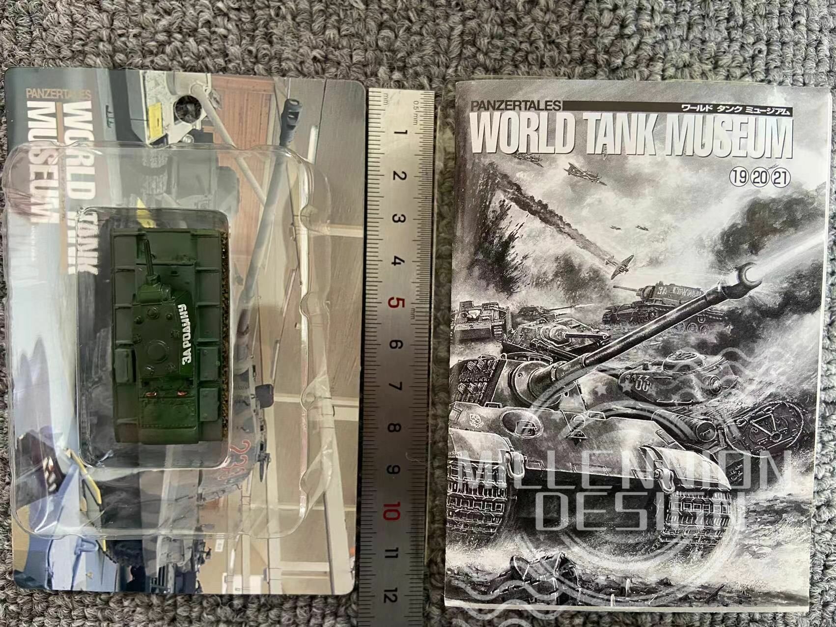 Танк Музей Мира 1:144, коллекционная модель в масштабе(21-КВ-1плакат)