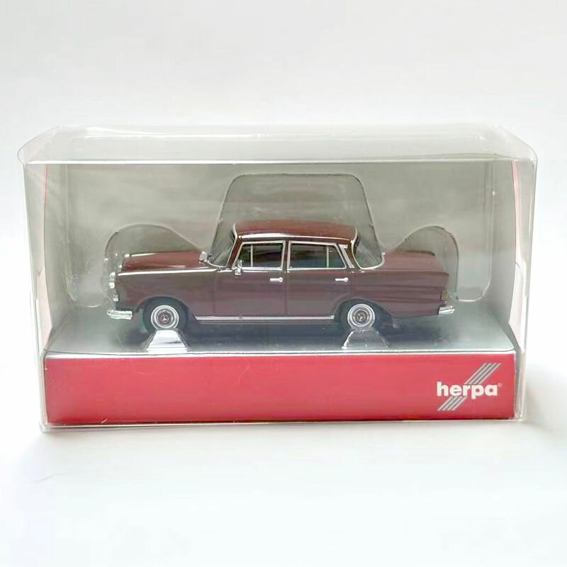 Herpa 1/87 Mercedes Classic Sports Police Sand Table Model Car Collectible Display Piece Примерно 4 см в длину