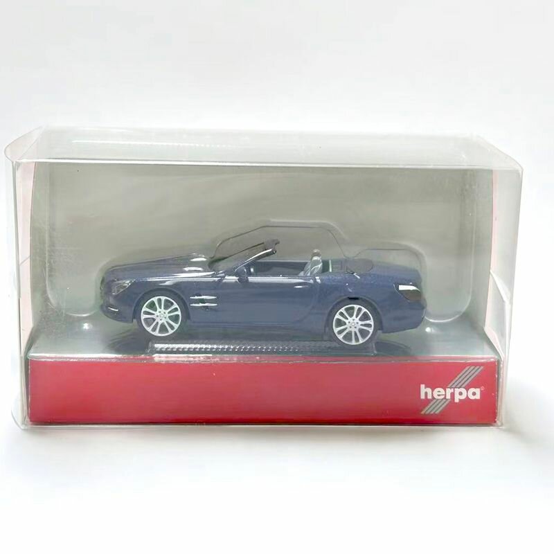 Herpa 1/87 Mercedes Classic Sports Police Sand Table Model Car Collectible Display Piece Примерно 4 см в длину