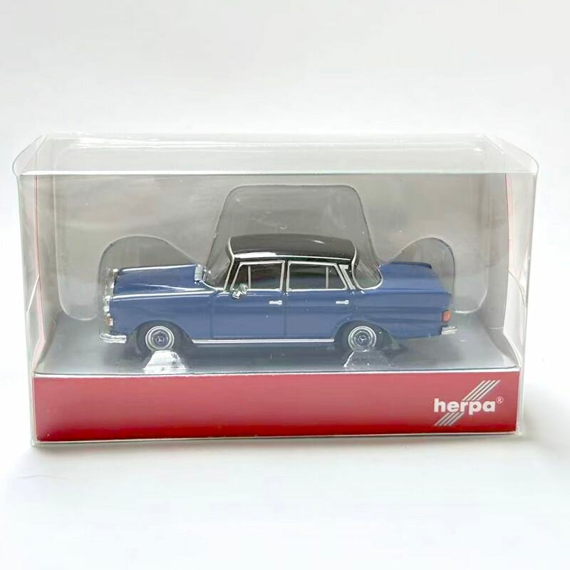 Herpa 1/87 Mercedes Classic Sports Police Sand Table Model Car Collectible Display Piece Примерно 4 см в длину